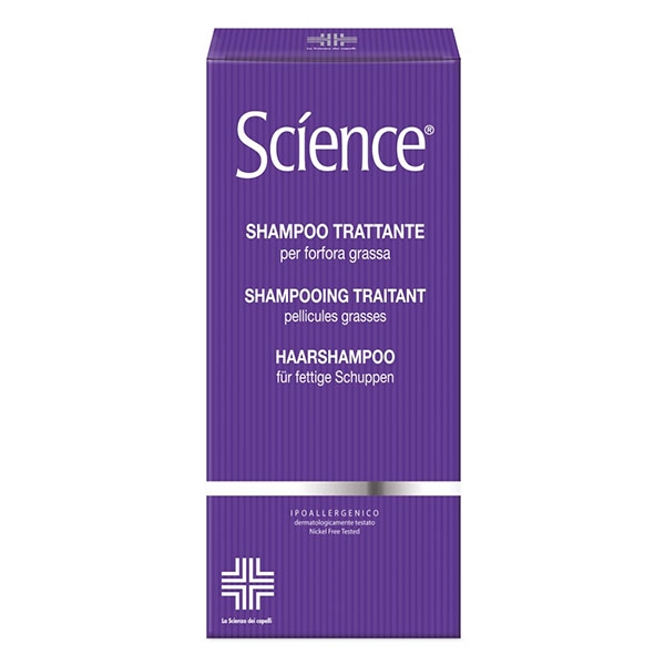 SCIENCE Shampoo Forfora Grassa 200 ml – Shampoo Sebo-Regolatore